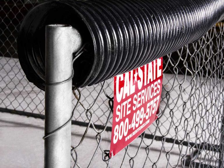 Chain Link Fence Rental Service, California